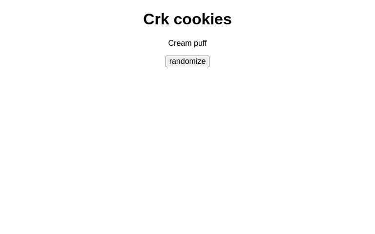 Crk cookies ― Perchance Generator
