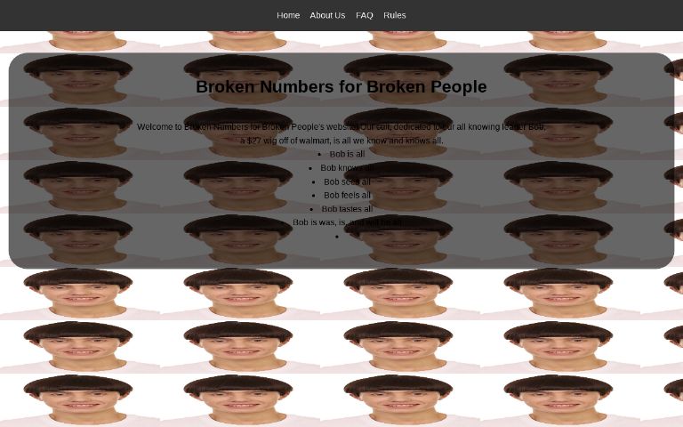 Broken Numbers for Broken People ― Perchance Generator