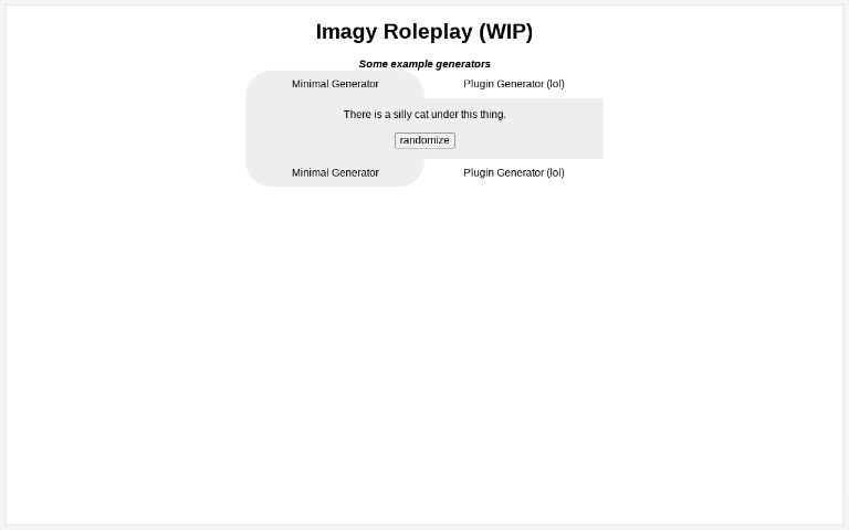 Imagy Roleplay (WIP)