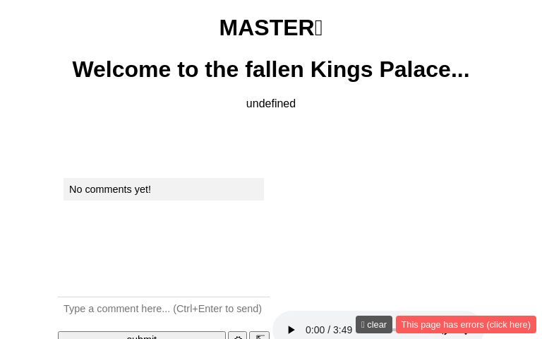 MASTER👑 ― Perchance Generator