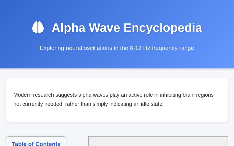 Alpha Wave Encyclopedia ― Perchance Generator