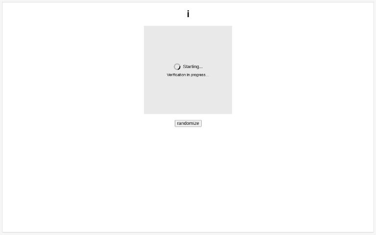 i ― Perchance Generator