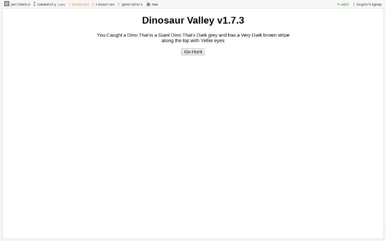 Dinosaur Valley v1.7.3 ― Perchance Generator