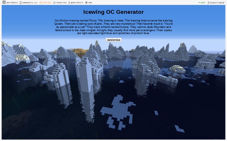 Icewing OC Generator