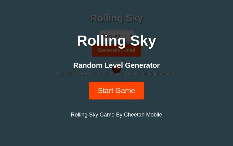 Rolling Sky ― Perchance Generator