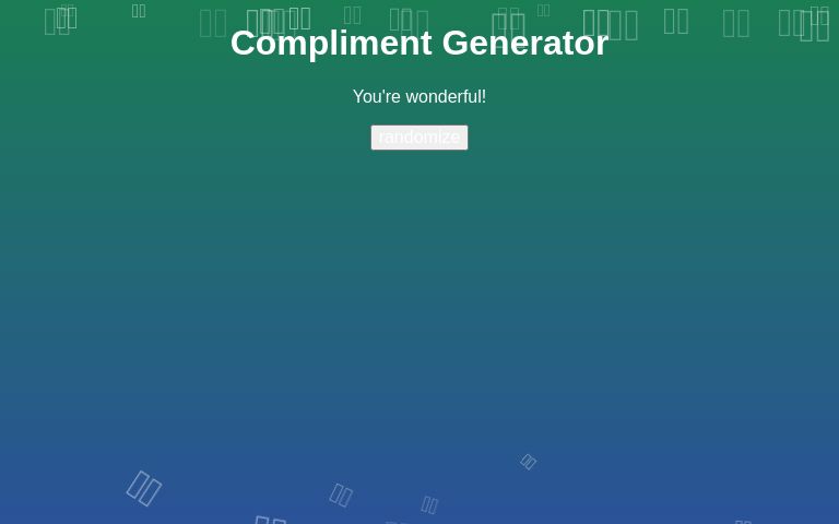 Compliment Generator