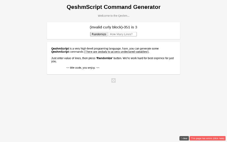 QeshmScript Command Generator