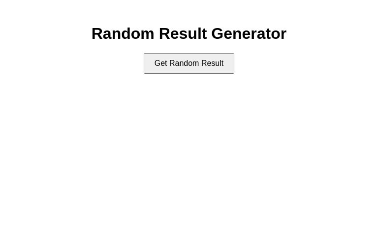 Random Result Generator