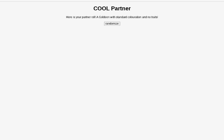 COOL Partner ― Perchance Generator