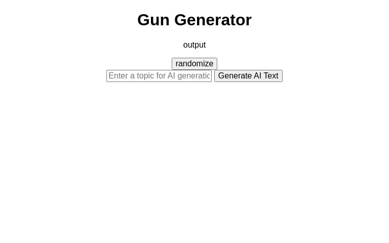 Gun Generator