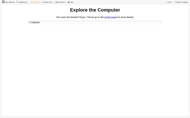 Explore the Computer ― Perchance Generator