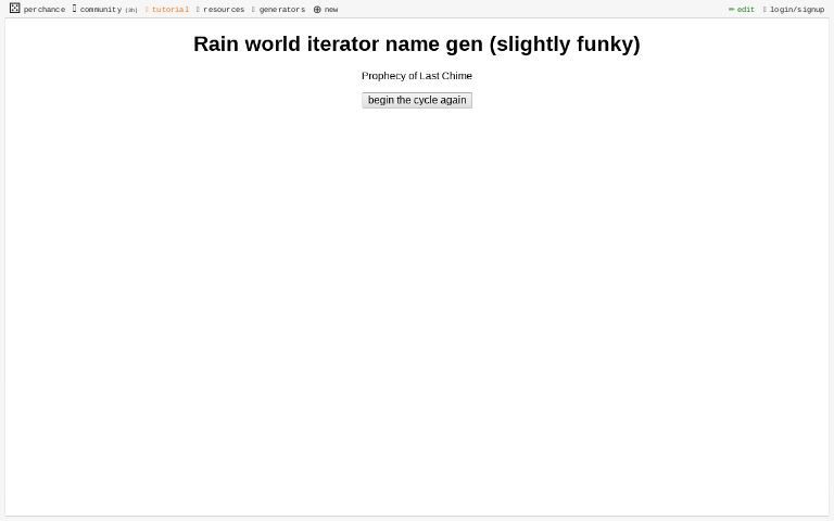 Rain world iterator name gen (slightly funky) ― Perchance Generator