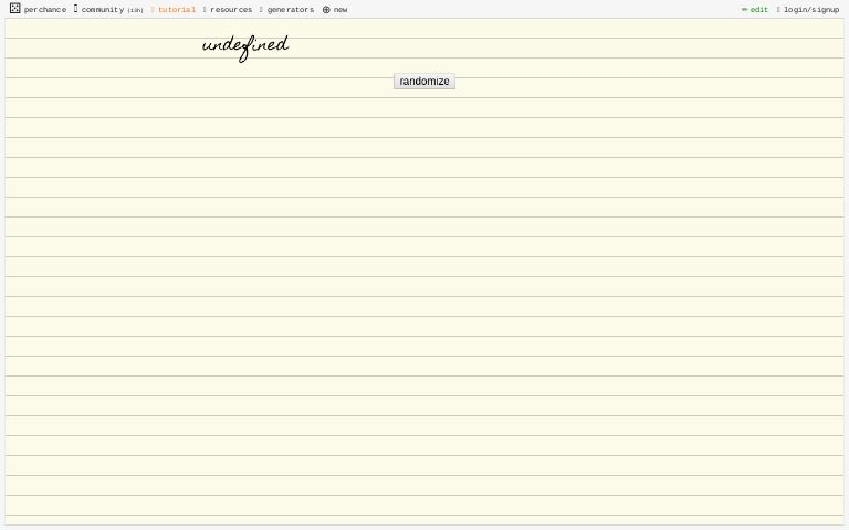 Diaryexample ― Perchance Generator
