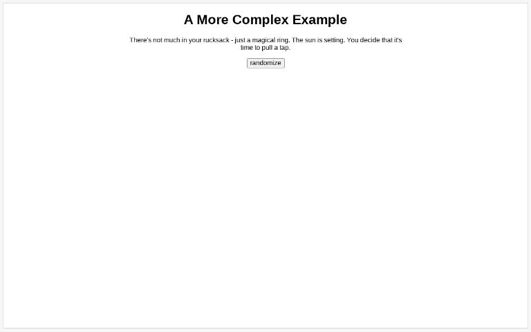 A More Complex Example ― Perchance Generator