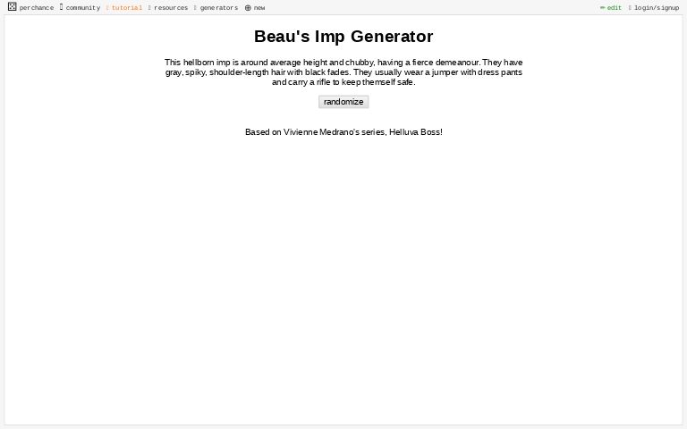 Beau's Imp Generator