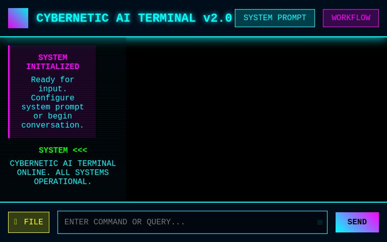 CYBERNETIC AI TERMINAL v2.0 ― Perchance Generator