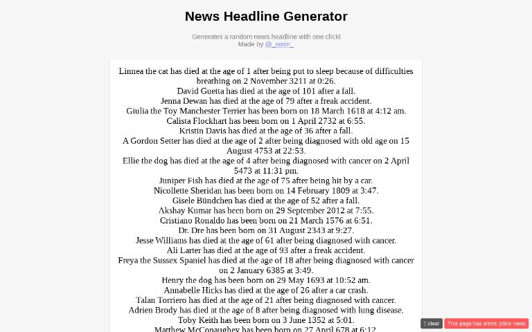 News Headline Generator