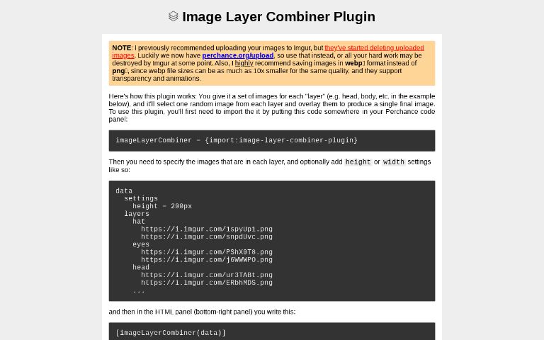 Image Layer Combiner Plugin