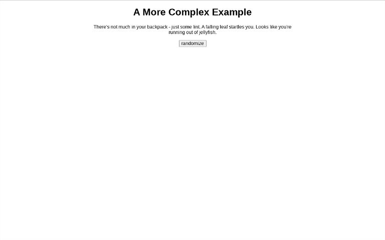 A More Complex Example ― Perchance Generator