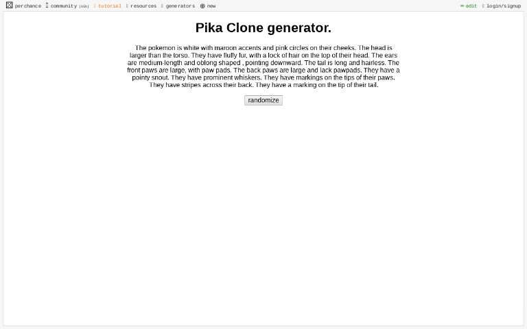 Pika Clone generator.