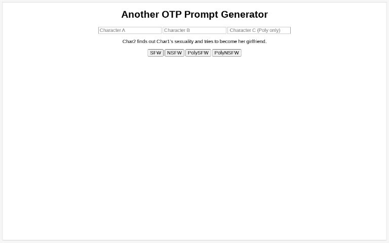 Another OTP Prompt Generator