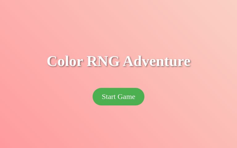 Color RNG Adventure ― Perchance Generator