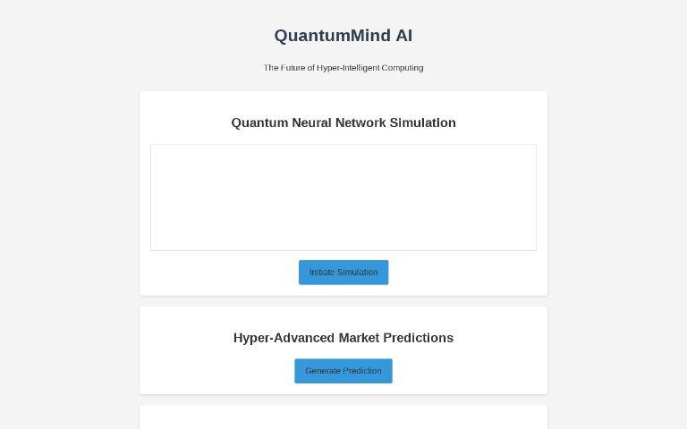 QuantumMind AI ― Perchance Generator
