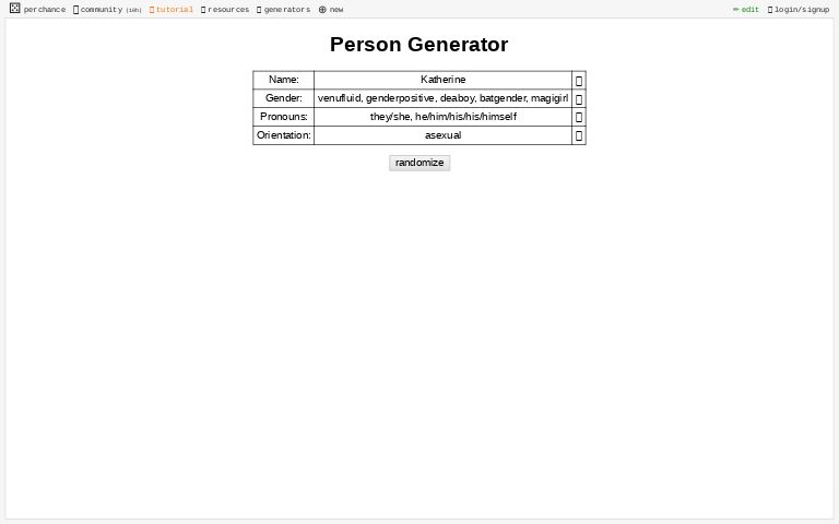 Person Generator