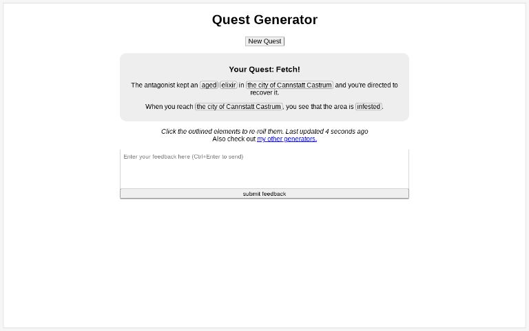 Quest Generator