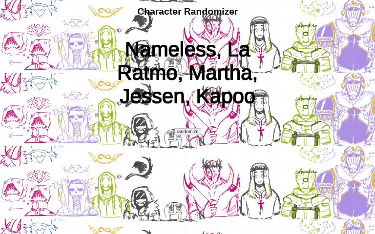 Character Randomizer ― Perchance Generator