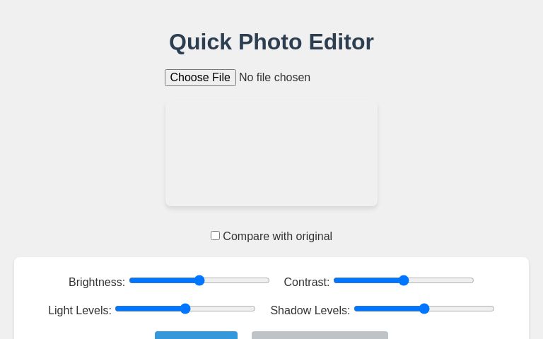 Quick Photo Editor ― Perchance Generator