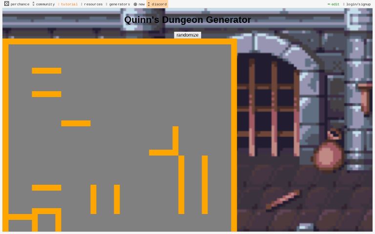 Quinn's Dungeon Generator