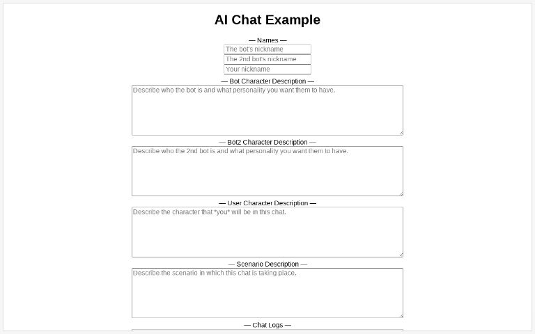 AI Chat Example