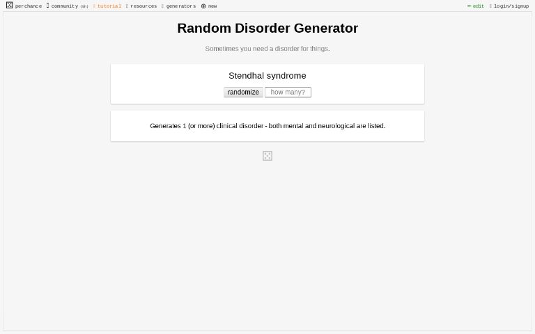 Random Disorder Generator