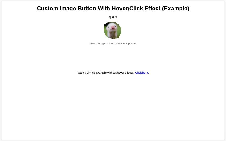 Custom Image Button With Hover/Click Effect (Example) ― Perchance Generator