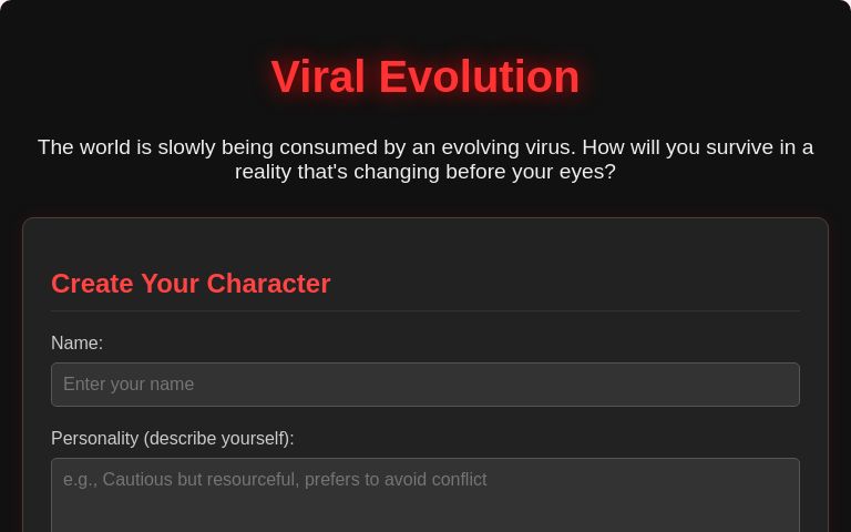 Viral Evolution ― Perchance Generator