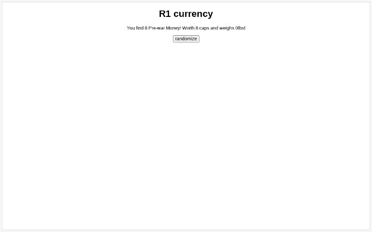 R1 currency ― Perchance Generator