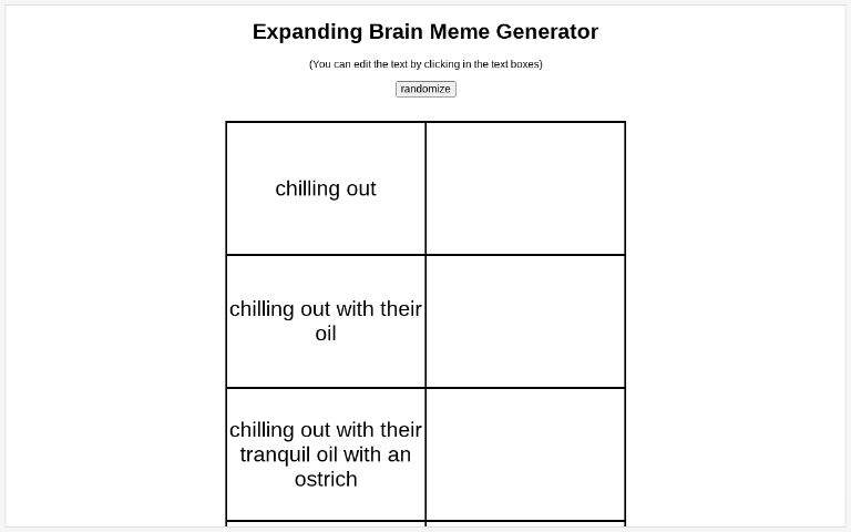 Expanding Brain Meme Generator