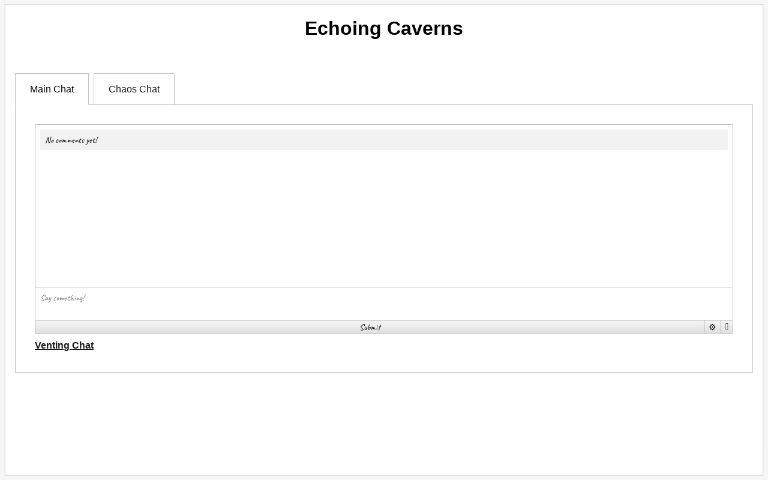 Echoing Caverns ― Perchance Generator