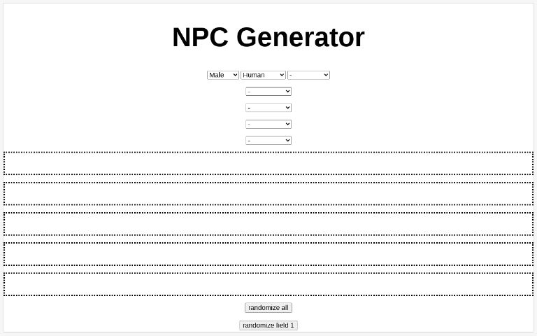 NPC Generator