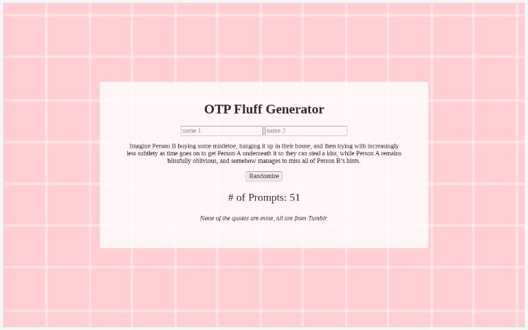 OTP Fluff Generator