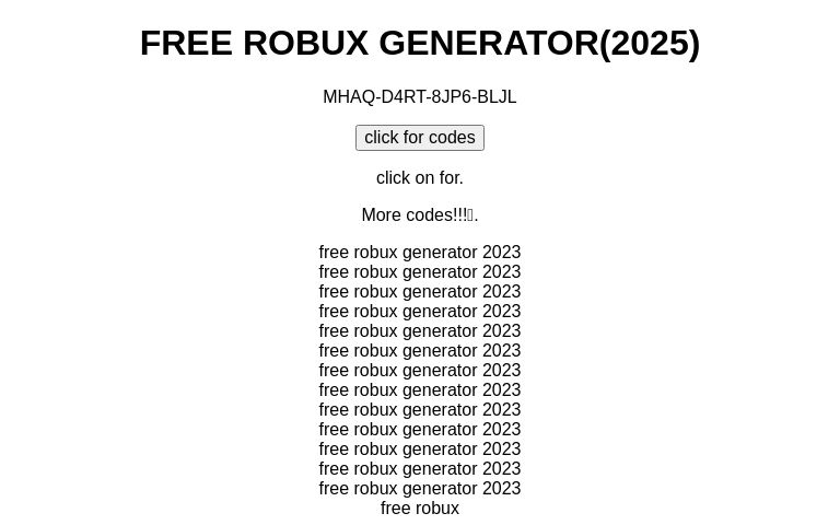FREE ROBUX GENERATOR(2025)