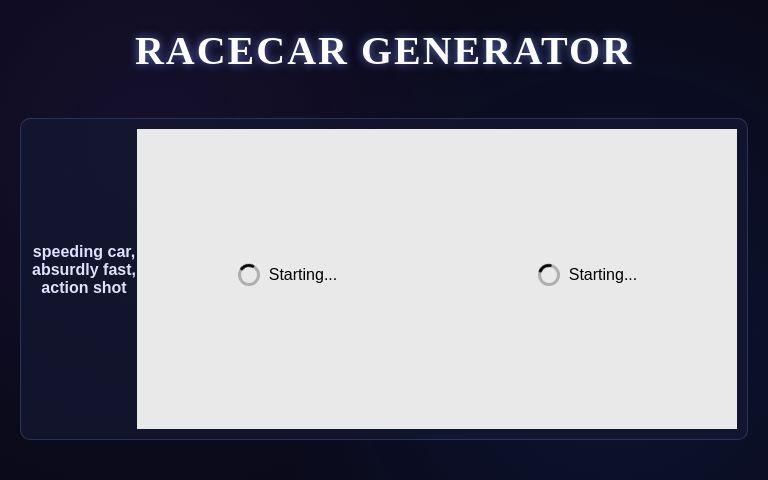 RACECAR GENERATOR