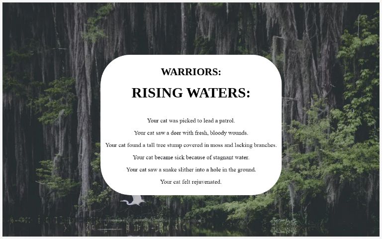 WARRIORS: ― Perchance Generator