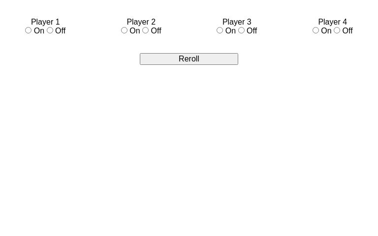 Radial Button Testing ― Perchance Generator
