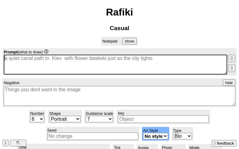 Rafiki ― Perchance Generator