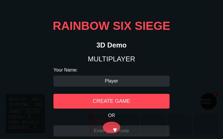 RAINBOW SIX SIEGE ― Perchance Generator