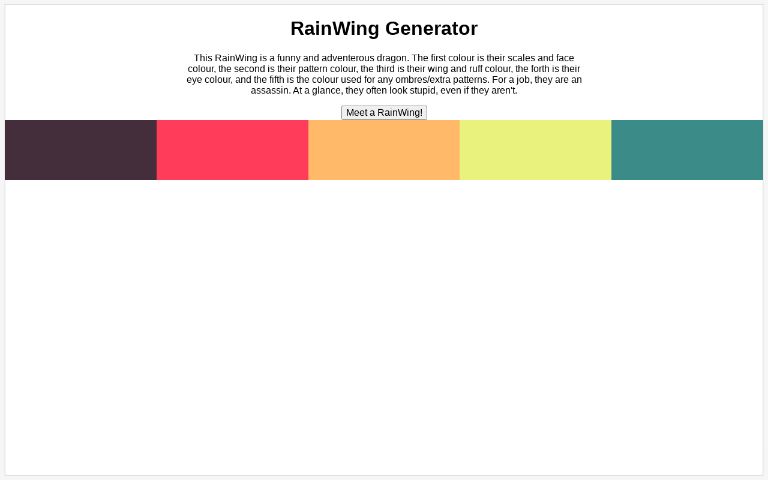 RainWing Generator