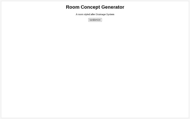 Room Concept Generator