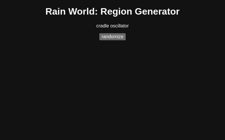 Rain World: Region Generator